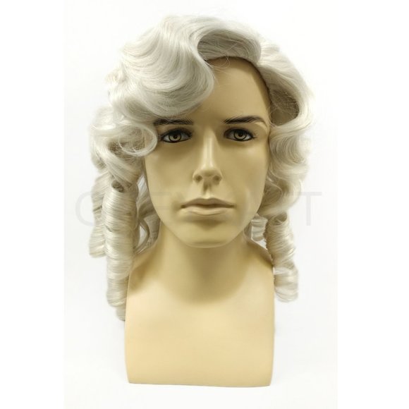 Natural Beauty | Accessories | Gray Ringlet Colonial Unisex Wig | Poshmark